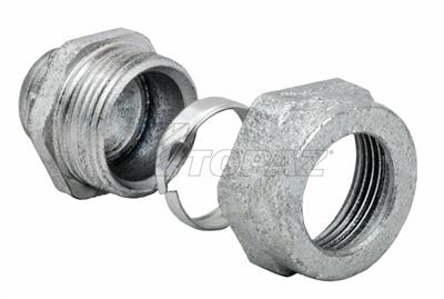 Topaz 265M - 1-1/2" Compression Type Malleable Iron Rigid Connectors ...