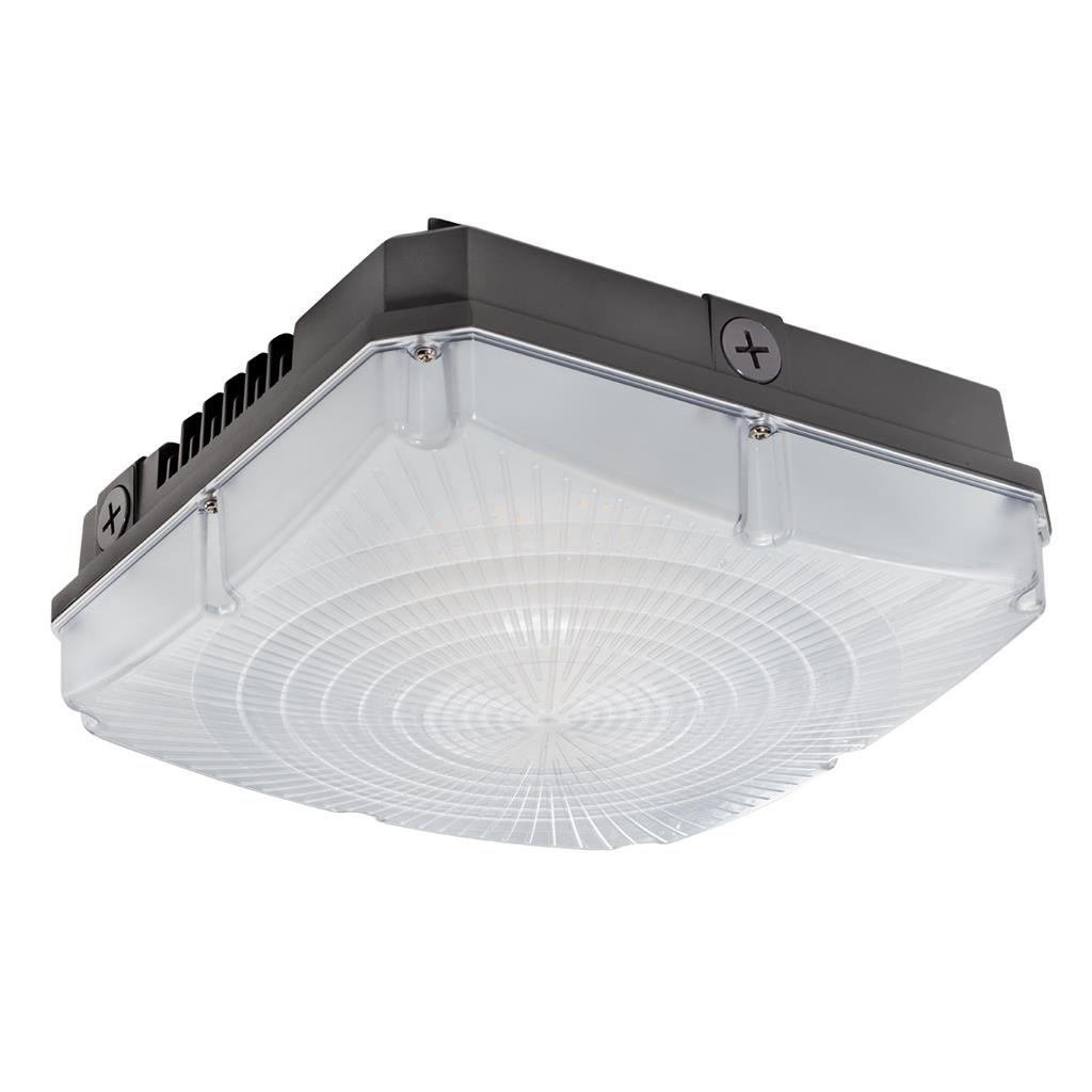 Topaz 70551 F-CPS/40W/40K/BZ-87 - 40W LED Square Canopy Light 4000K ...