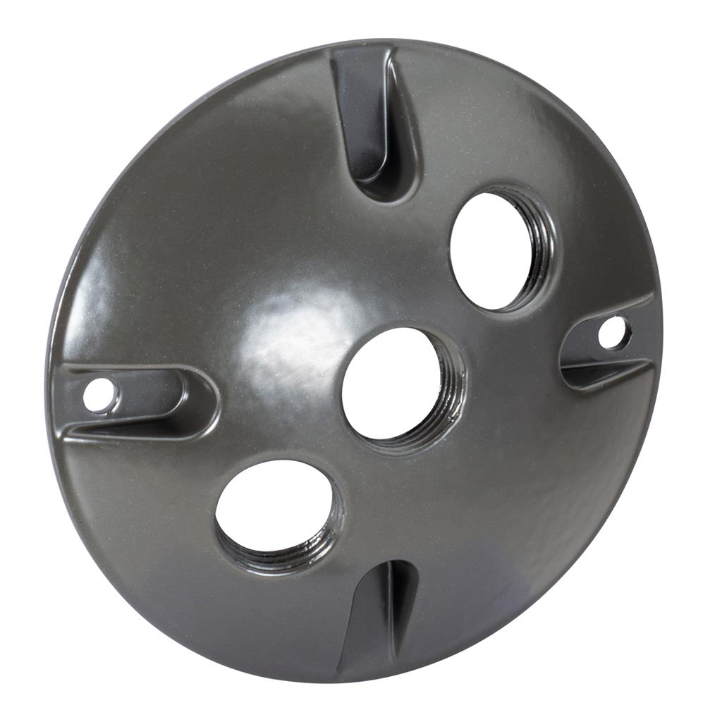 Topaz WRC350B - 3 Hole Round Weatherproof Cover Bronze - (50 Pack ...